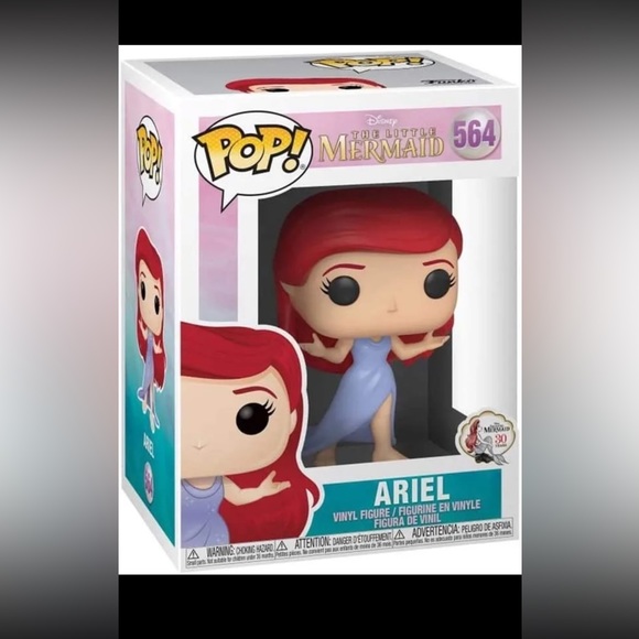 Funko | Other | Disney The Little Mermaid Ariel Wpurple Dress Funko Pop ...